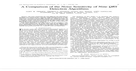 Pdf 9 Qrs Detectionalgorithms Dokumentips