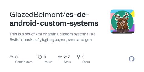 Github Glazedbelmont Es De Android Custom Systems This Is A Set Of Xml Enabling Custom