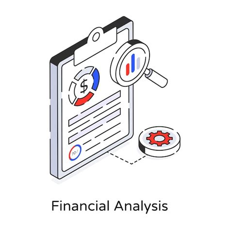 Premium Vector Financial Analysis Isometric Icon Scalable Design