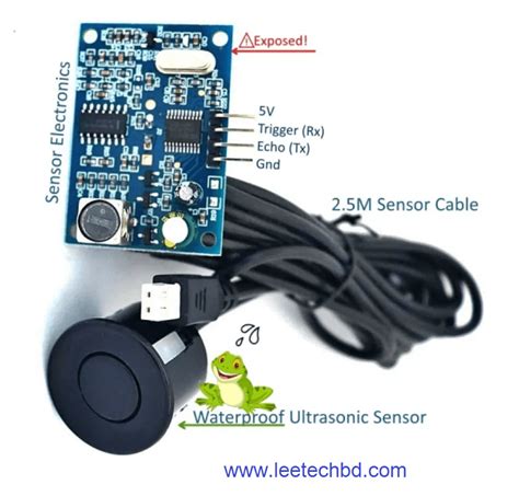 JSN SR04T Waterproof Ultrasonic Sensor Leetechbd