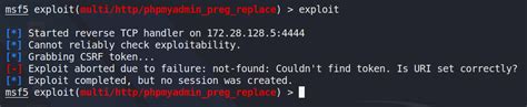 Phpmyadmin As Configured In Vm Not Vulnerable To Phpmyadminpreg