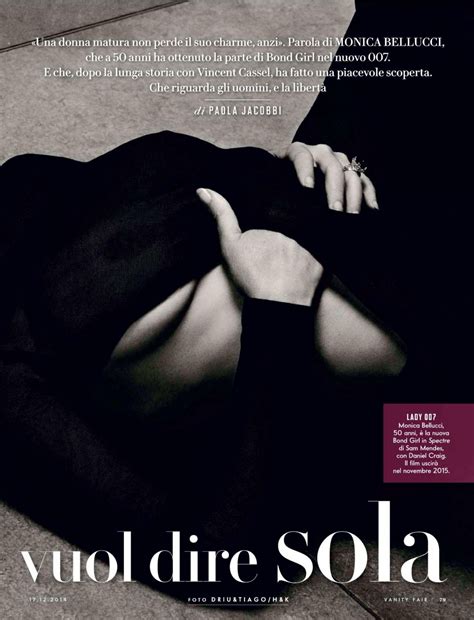 Monica Bellucci Vanity Fair Magazine Italy December 2014 Issue