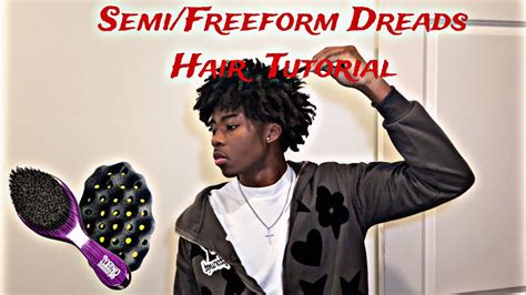 Semifreeform Dreads Hair Tutorial Youtube
