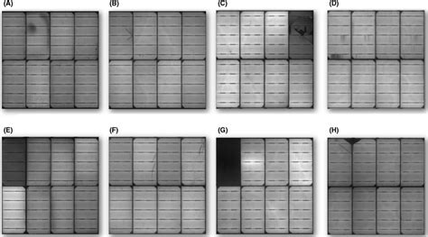 Photovoltaic Cell Defects Observed In El Images A Black Area B