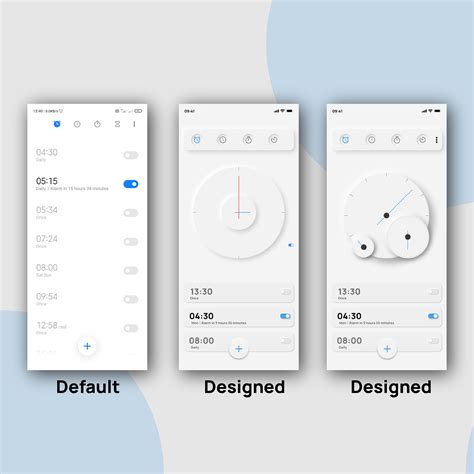 Clock App UI Design On Behance