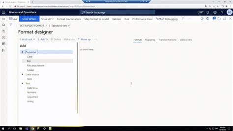 d365fo electronic reporting ger from scratch part 1 importing a text
