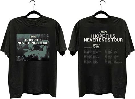 Jxdn Tour 2023 Shirt I Hope This Never Ends Tour 2023 Shirt