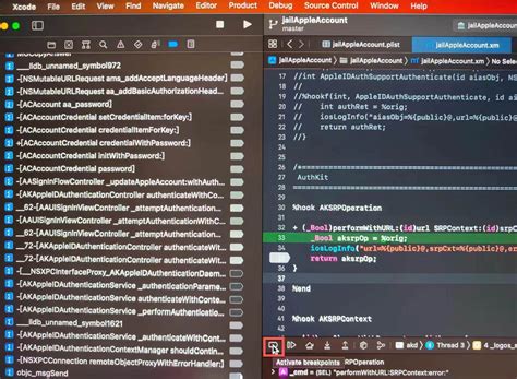 Xcode · Ios逆向之动态调试：断点