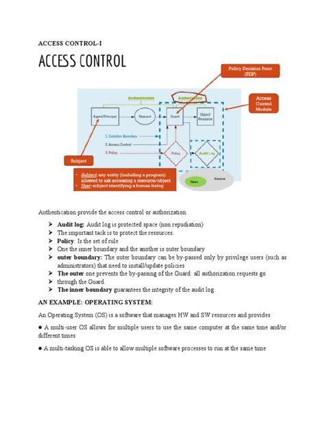 Access Control Pdf Operating System Access Control