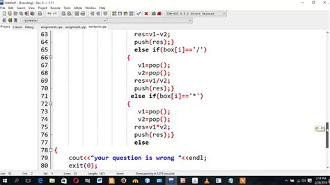 Postfix Calculator Using C YouTube