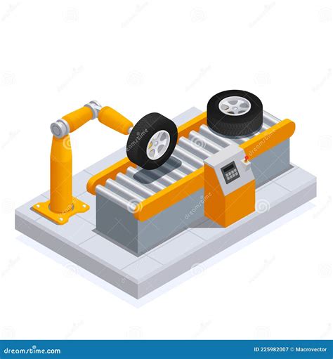 Production Service Line Icons Collection Manufacture Assemble Fabricate Build Create