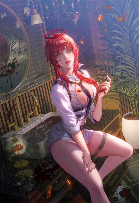 Makima Chainsaw Man Fan Art By Jiuge On Deviantart