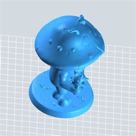 😡 Angry Mushroom Warrior Stl Cursed But Cute Myconid Miniature For D