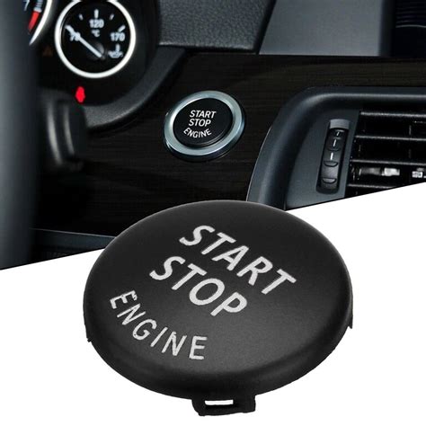 Start Stop Engine Button Switch Cover For Bmw E70 E71 E84 E83 Black