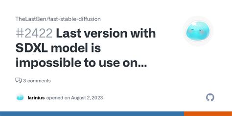 Last Version With SDXL Model Is Impossible To Use On Colab Pro Issue TheLastBen Fast
