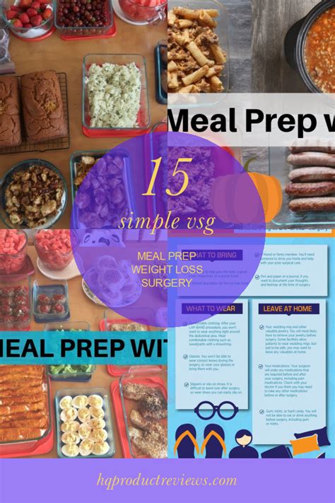15 Simple Vsg Meal Prep Weight Loss Surgery Best Product Reviews
