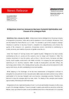 Bridgestone Americas Bridgestone The Group Company Of Bridgestone