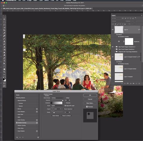 Gradient Overlay In Layer Style Not Showing Radial Adobe Community