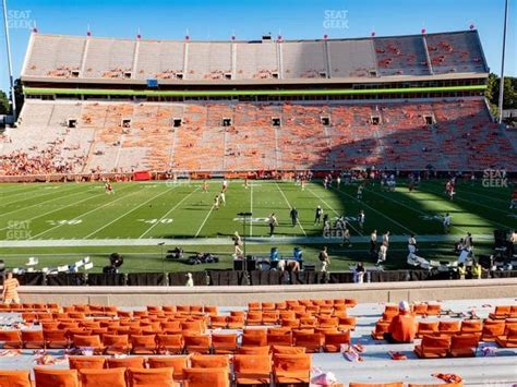 Clemson Memorial Stadium Seating Chart And Seat Views Seatgeek
