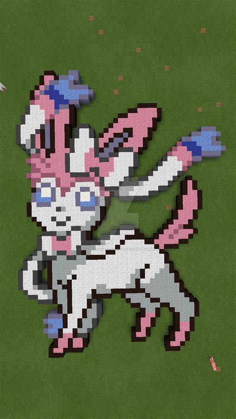 Sylveon Pixel Art By Nightstormartistcat On Deviantart