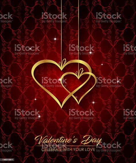 우아한 클래식 발렌타인 데이 배경 초대장 포스터 또는 전단지에 대한 아이디어 2월에 대한 스톡 벡터 아트 및 기타 이미지 2월 계절 공휴일 Istock