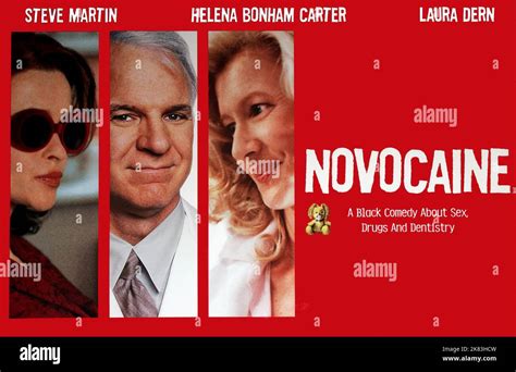 Helena Bonham Carter Steve Martin And Laura Dern Poster Film Novocaine