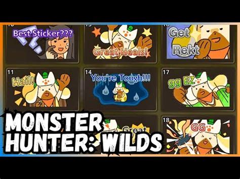 Steam Community Video Custom Stickers In Monster Hunter Wilds