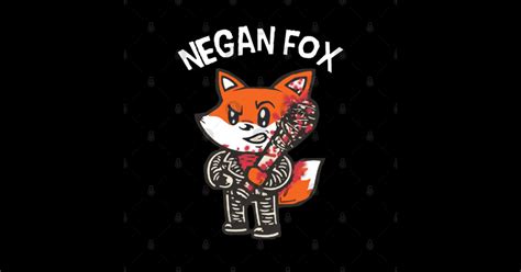 Negan Fox Fox Sticker Teepublic