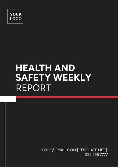 Free Health And Safety Weekly Report Template To Edit Online