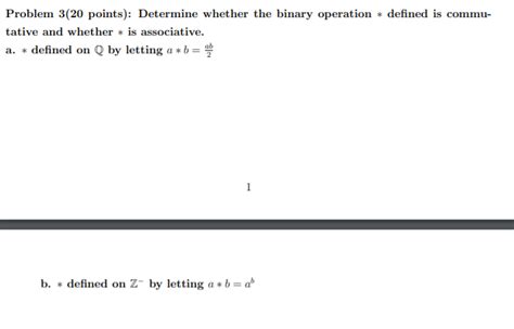 Solved Problem 320 Points Determine Whether The Binary