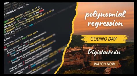 Polynomial Regression Coding Practice Machine Learning Youtube