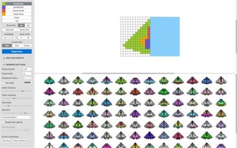 Procedural Sprite Generator Runity2d