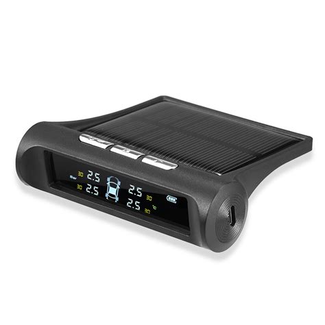 Car Tpms Tyre Pressure Monitoring System Solar Pow Grandado