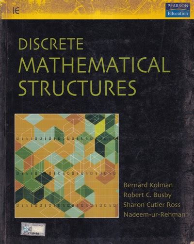 Second Hand Book Discrete Mathematical Structures Pearson