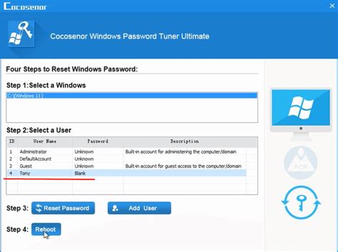 Forgot Windows Password Reset It With Cocosenor Windows Password Tuner