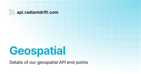Geospatial