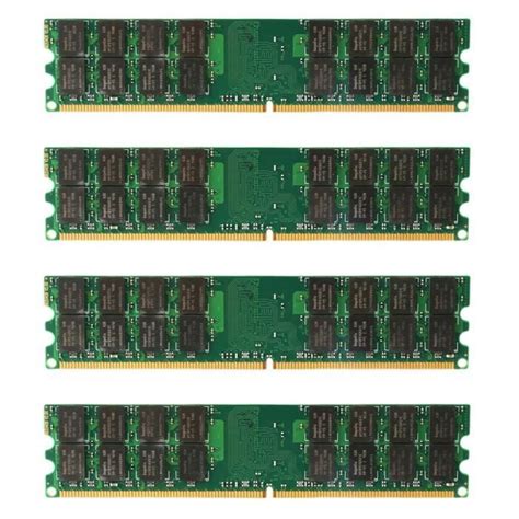 4x 4 gb de mémoire ram ddr2 800mhz 1 8v 240pin pc2 6400 support dual