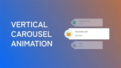 Vertical Carousel Animation Using Html Css And Normalize Youtube