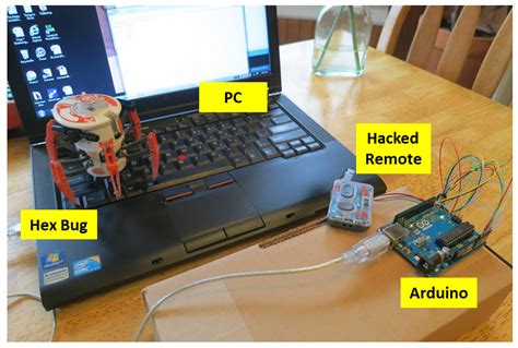 Eeg Hacker Arduino Control Of A Hex Bug