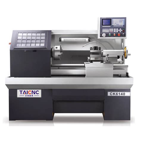 China Best CK Flat Bed CNC Lathe Machine For Sale TAICNC