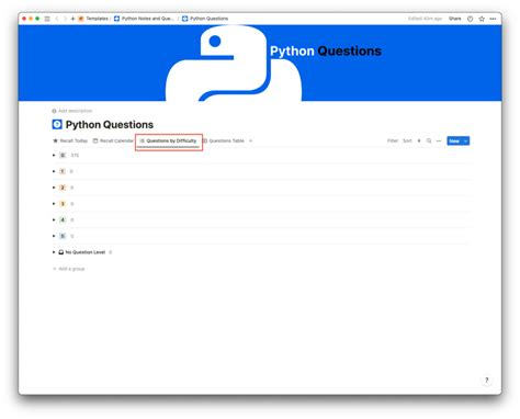How To Learn Python Faster And Easier With This Notion Template Dev Community