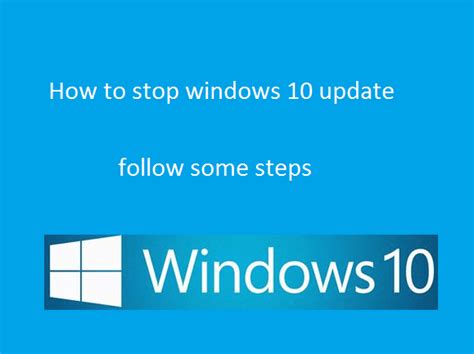 How To Disable Automatic Updates On Windows Permanently