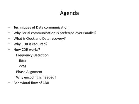 Behavioral Modeling Of Clock Data Recovery Pdf