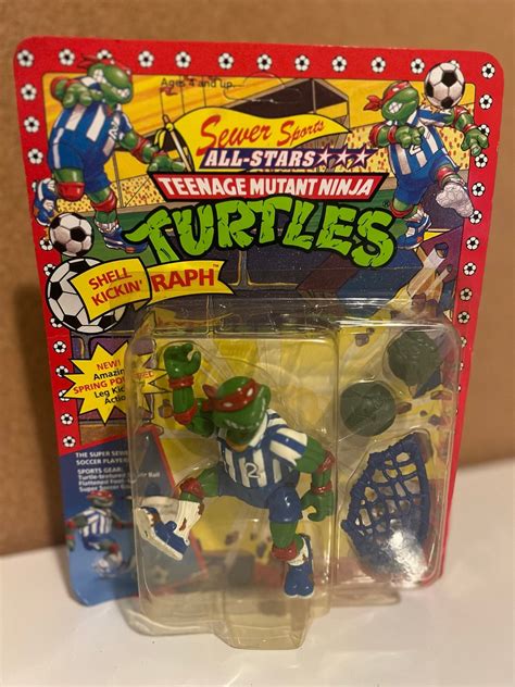 Shell Kicking Raph Teenage Mutant Ninja Turtles Sewer Sports Etsy