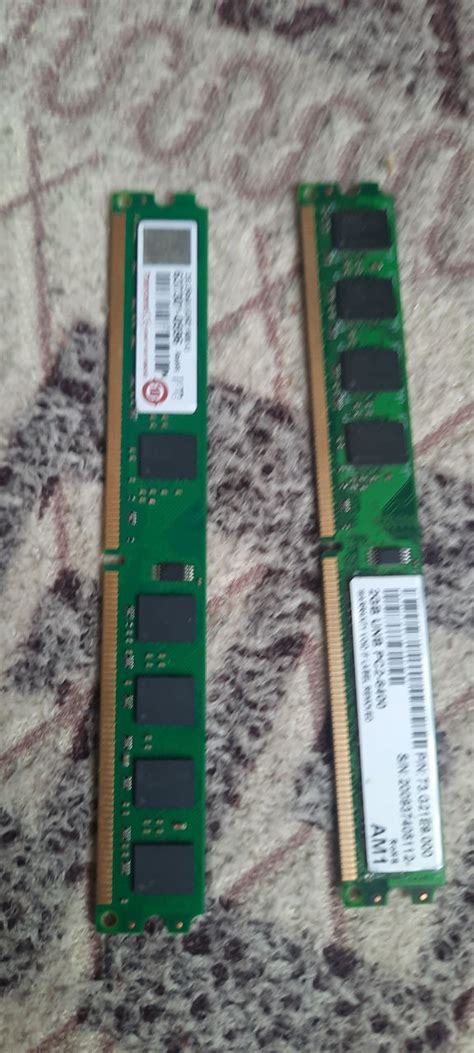 2 Placute Ram Ambele Pe 2 Gb Ddr2