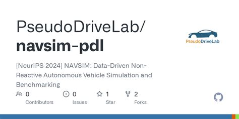 Github Pseudodrivelabnavsim Pdl Neurips 2024 Navsim Data Driven