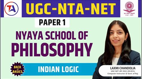 Ugc Net Paper 1 Indian Logic Nyaya School Of Philosophy Ugc Net