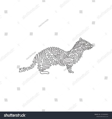 Continuous Curve One Line Drawing Cute Stock Vector Royalty Free 2224069601 Shutterstock