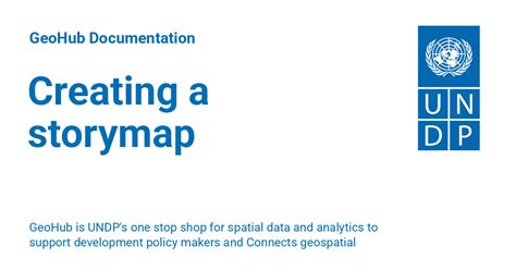 Creating A Storymap Geohub Documentation