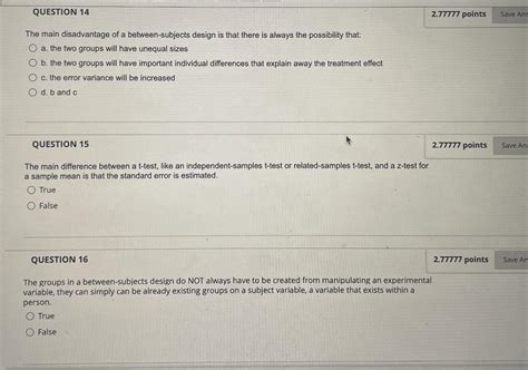 Solved Counterbalancing Completely Takes Away The Order